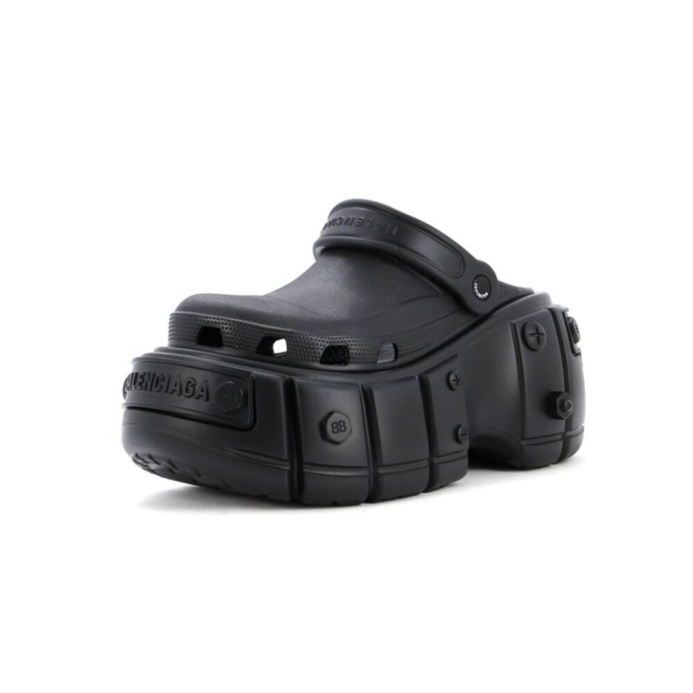 Balenciaga X Crocs Hardcrocs Platform Sandals Rubber … - Gem